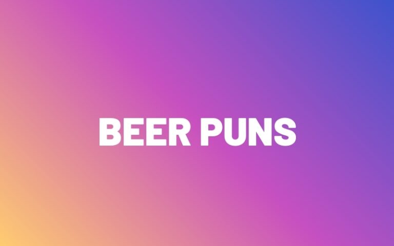 150+ Funny and Humorous Beer Puns - House Of Puns